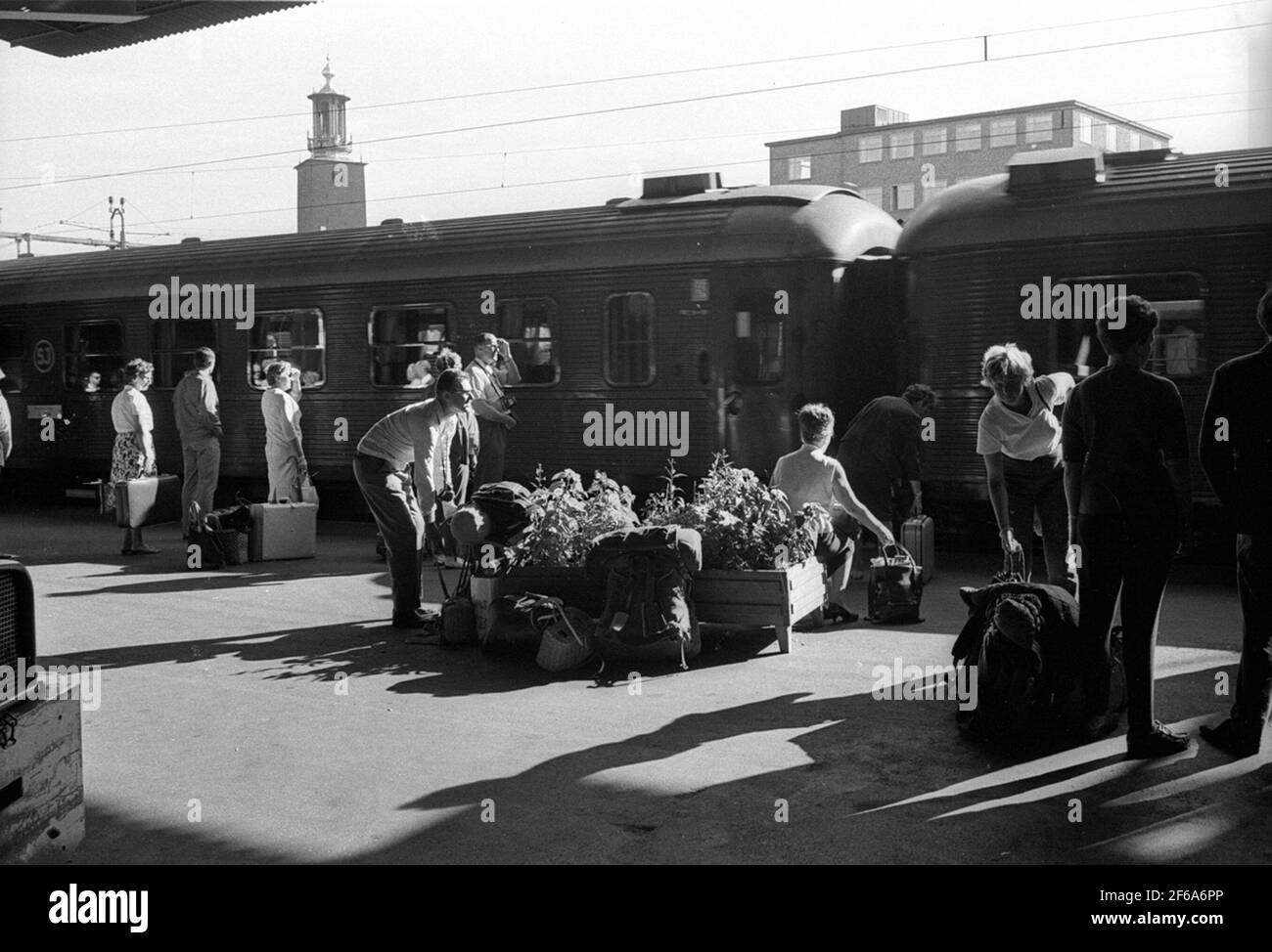 City hall and tower Black and White Stock Photos & Images - Alamy