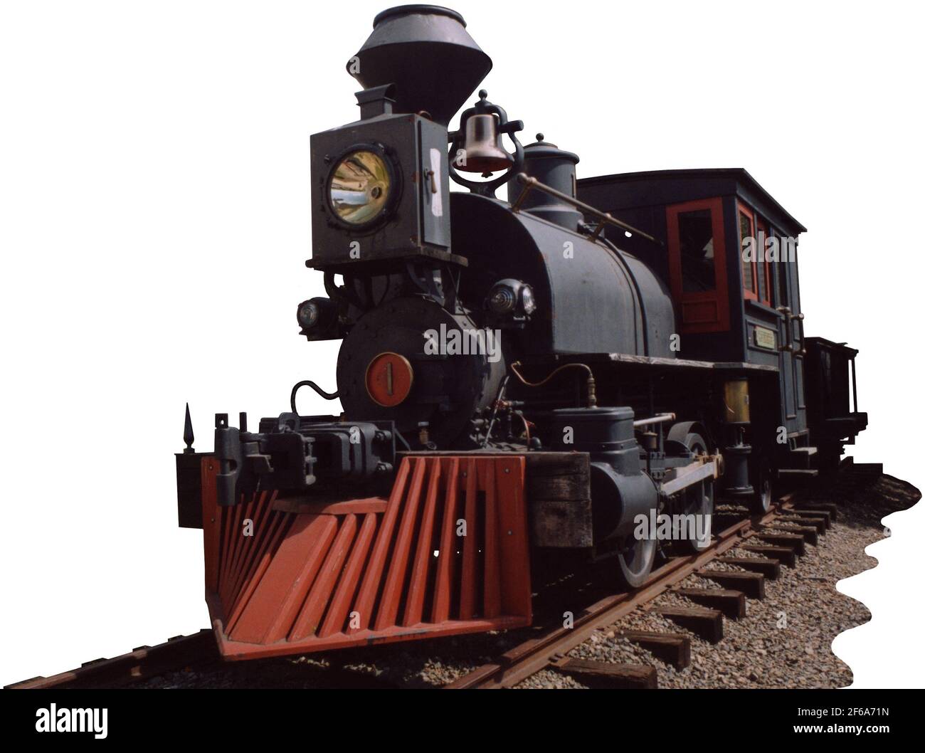 1885 Satsop Railroad steam engine Stock Photo - Alamy