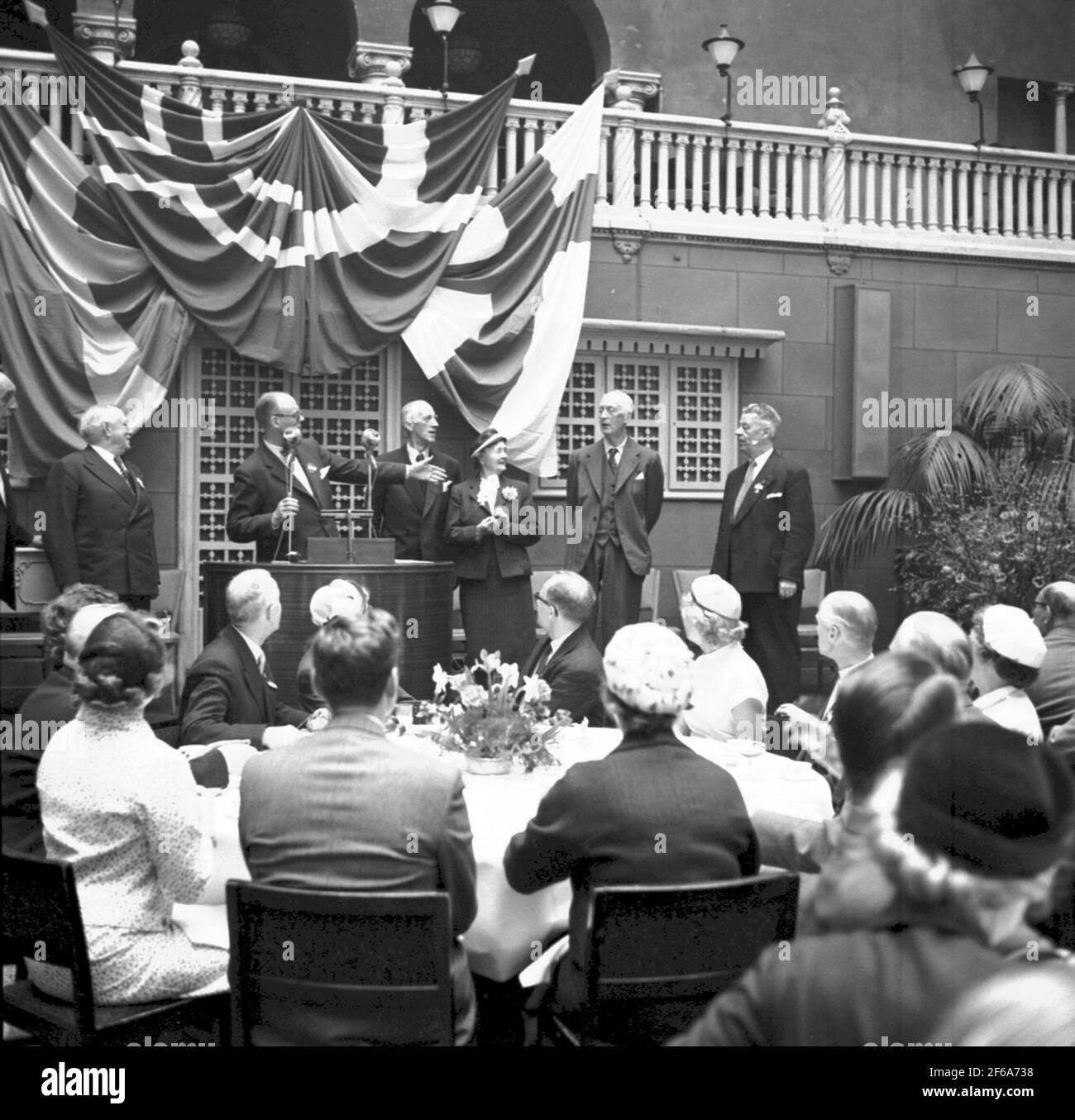 Joint Finish Lunch at Grand Hotel Royal Stock Photo - Alamy