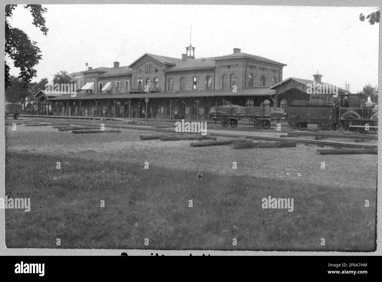 Arvika Station opened in 1867. The station house was designed by ...