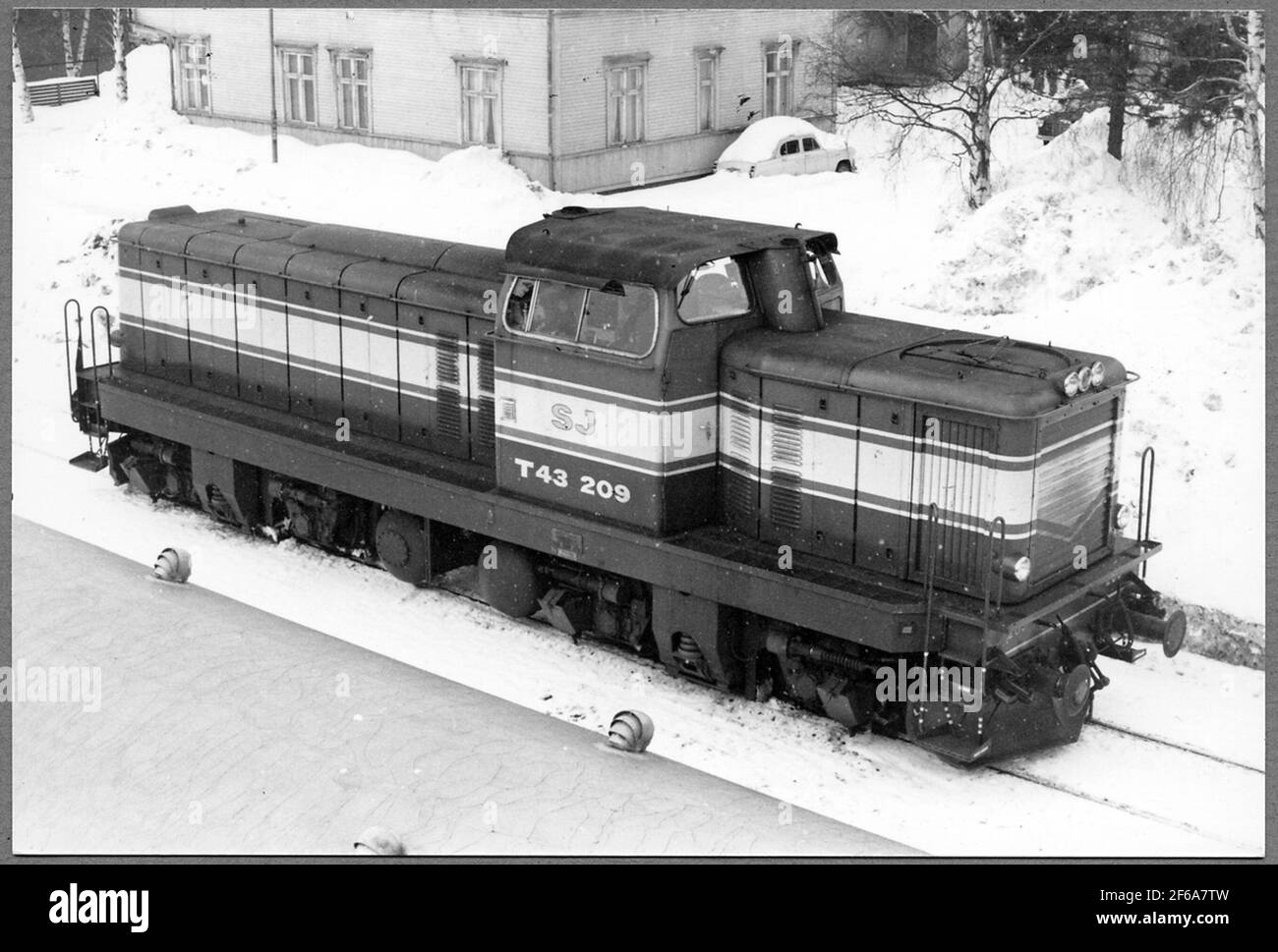 The state's railways, SJ T43 209 Stock Photo - Alamy