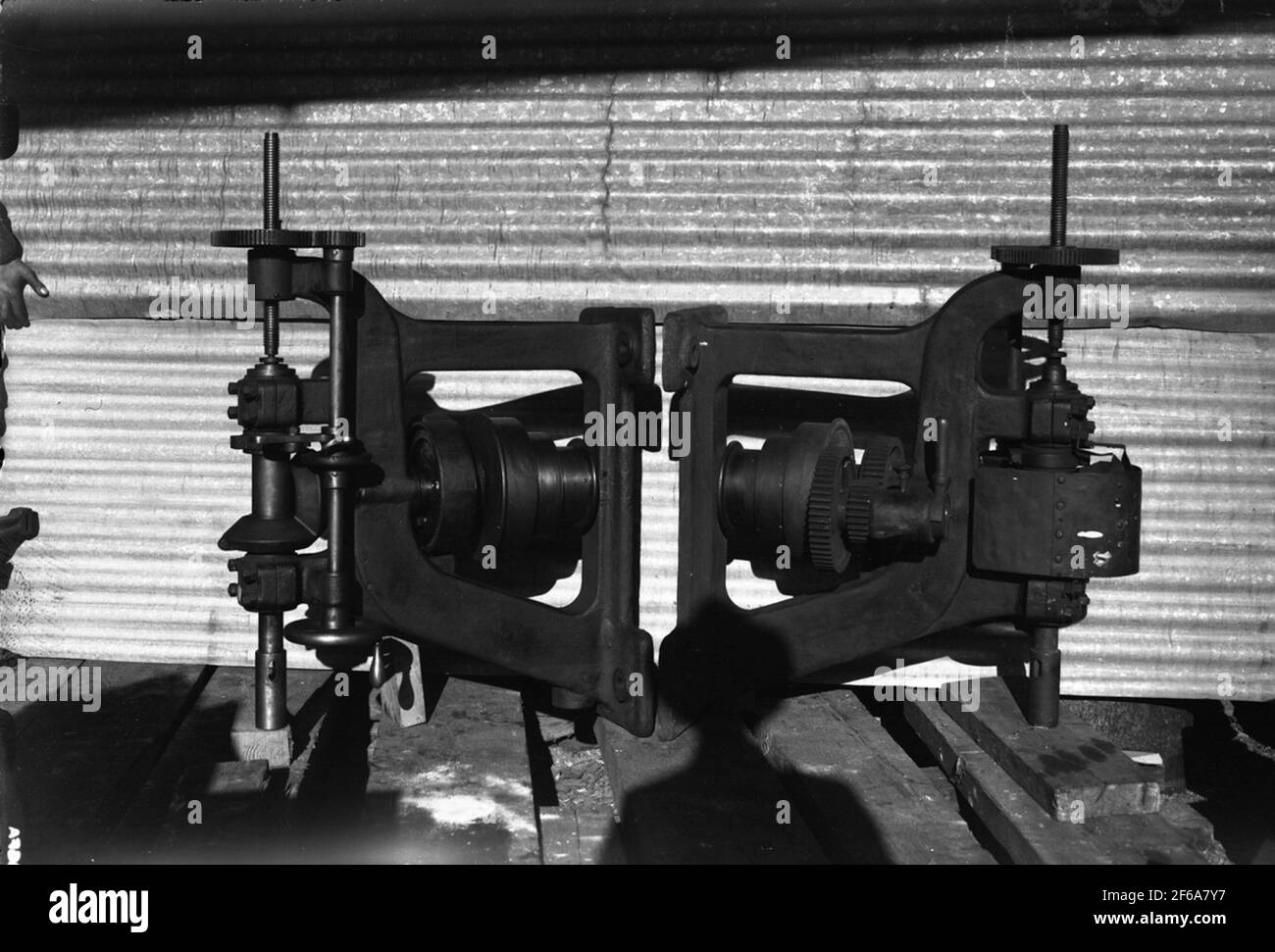 Two pieces. Wall drilling machines Stock Photo - Alamy