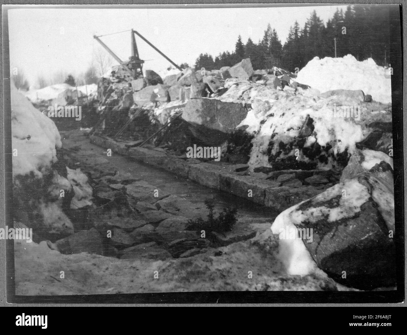 At the construction of the cheese coast path Stock Photo - Alamy