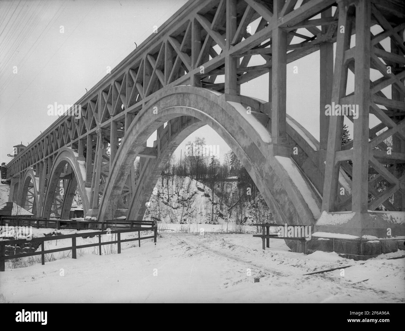 Bridge over nors elf Stock Photo - Alamy
