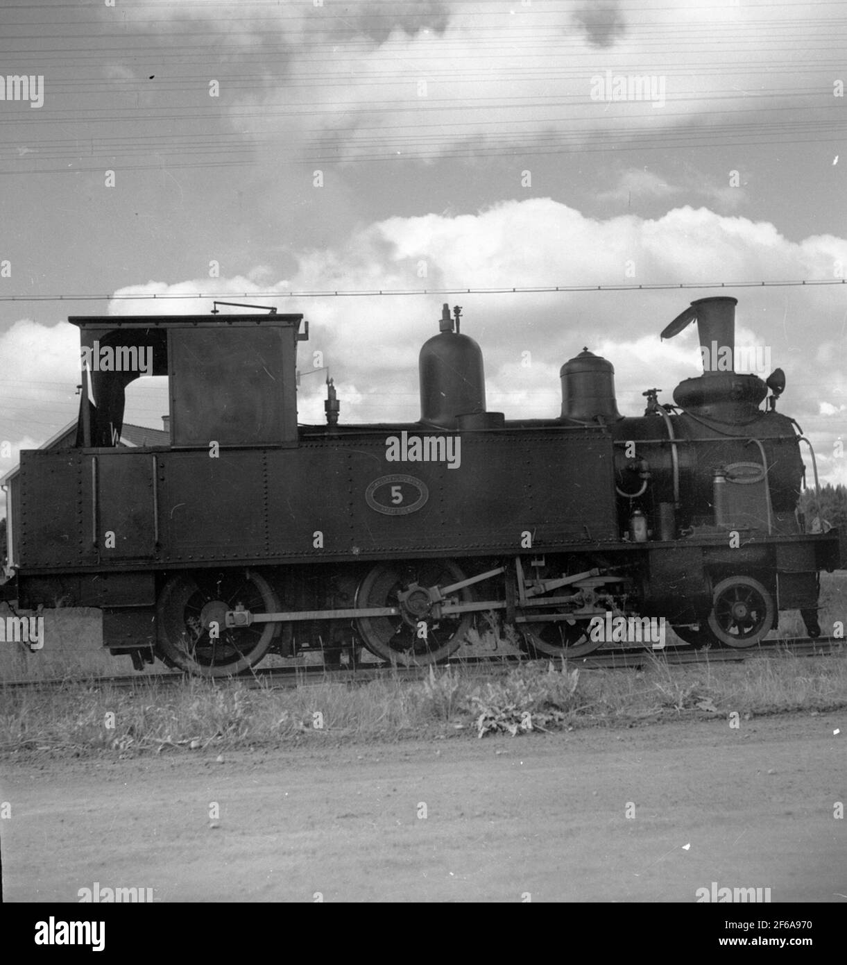 Askersund Skllberg Lerbäck's rail, Aslj Lok 5 Stock Photo - Alamy