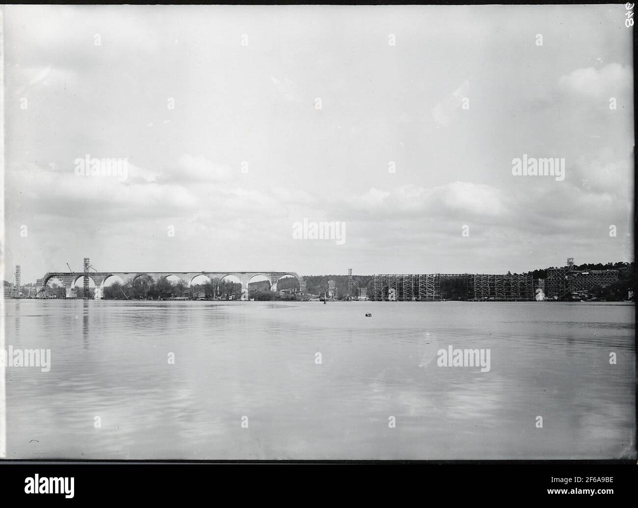 The Årstabron under building Stock Photo - Alamy