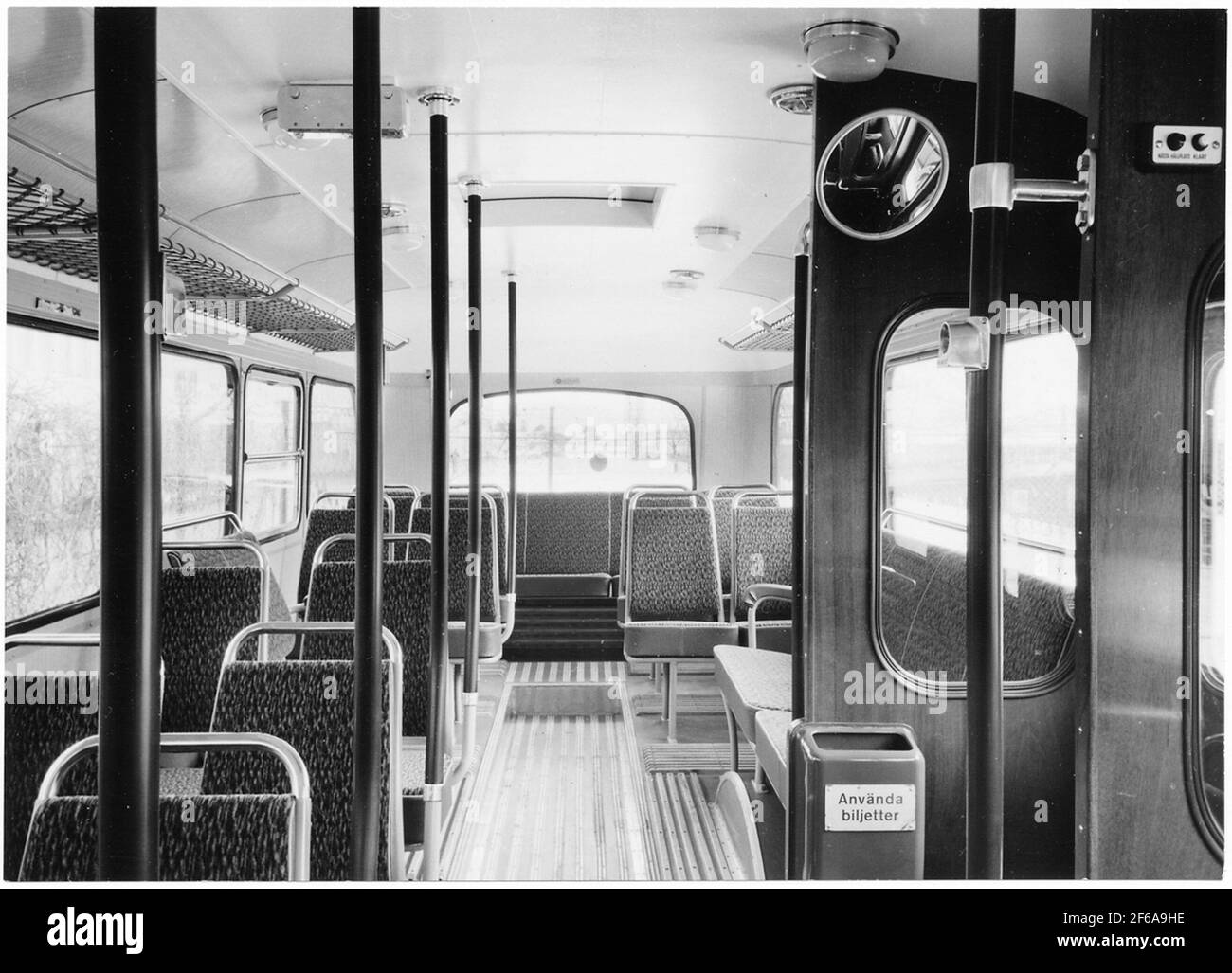 The state's railways, SJ bus 2634. Interior image Stock Photo - Alamy