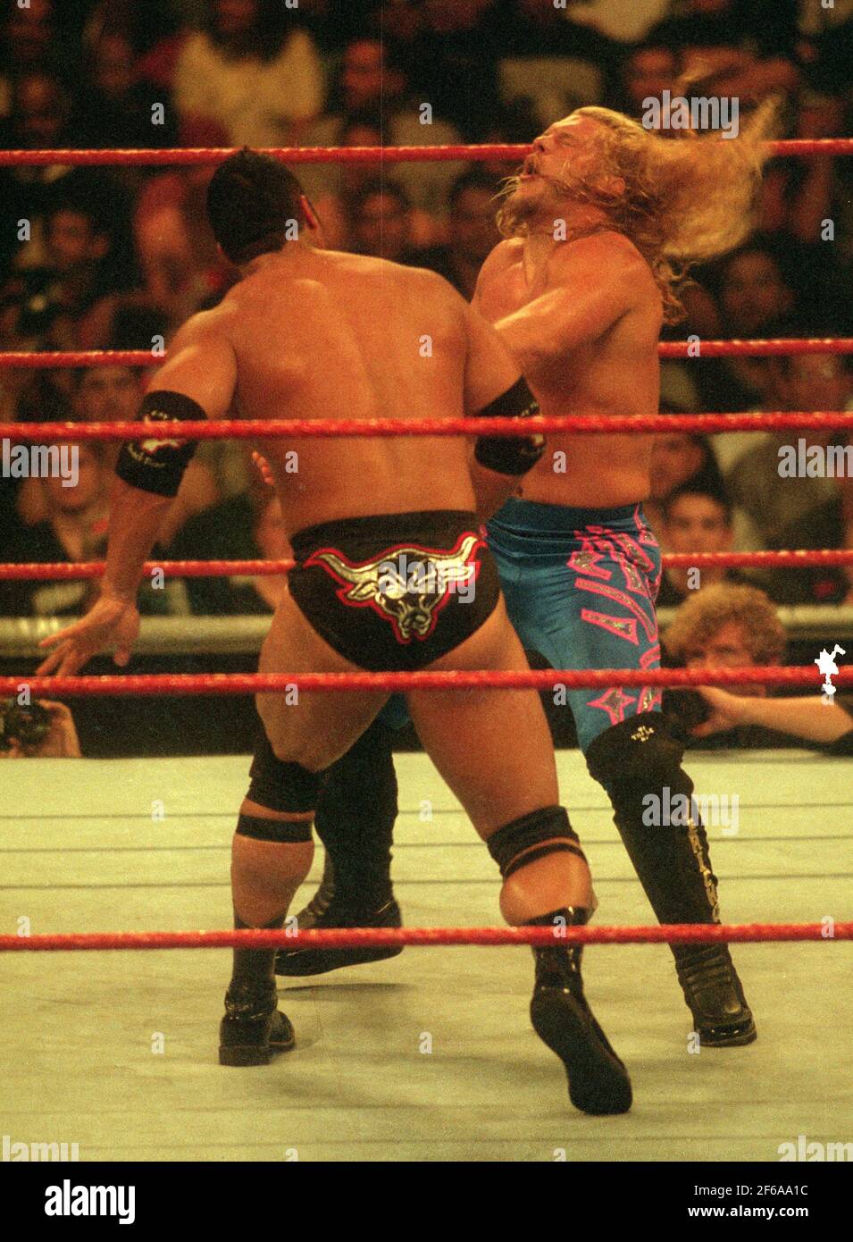 Dwayne The Rock Johnson & Chris Jericho 1998Photo By John Barrett ...