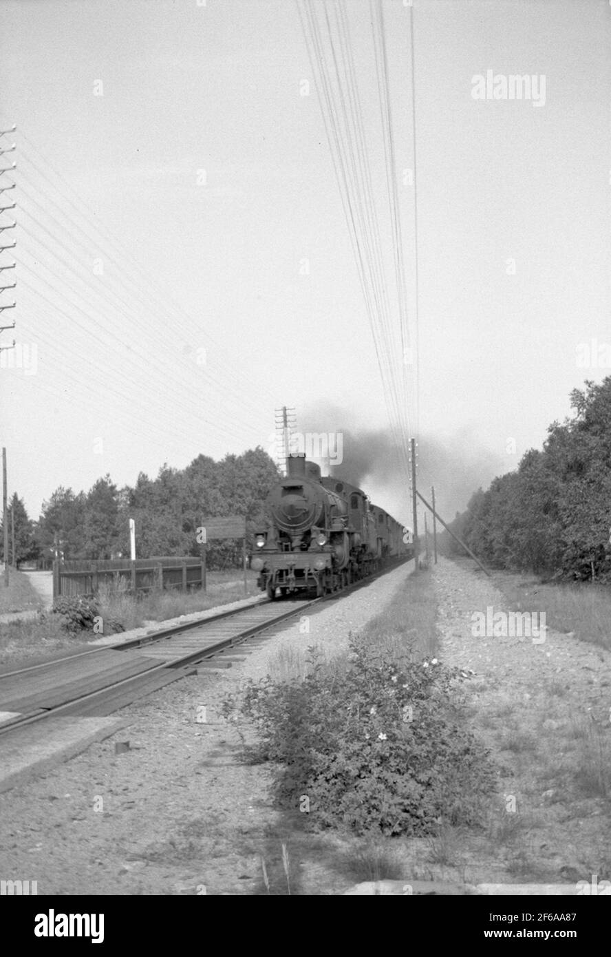 The state's railways, SJ B 1367 by train Stock Photo - Alamy