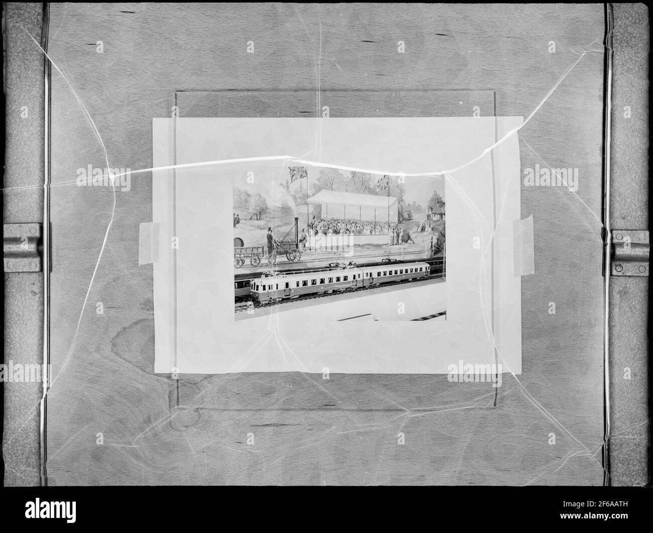 Photo of model of state railways Express train SJ XOA3 Stock Photo - Alamy
