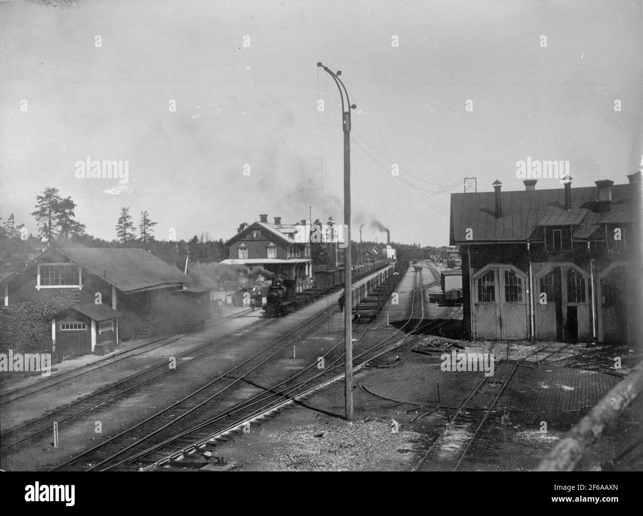 The station area Stock Photo - Alamy