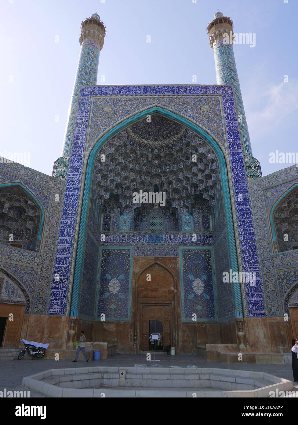 isfahan, iran - march 18, 2016: tourism photos in the isfahan city ...