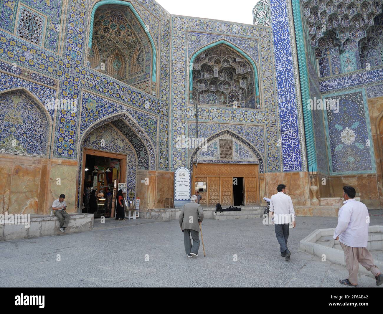 isfahan, iran - march 18, 2016: tourism photos in the isfahan city ...
