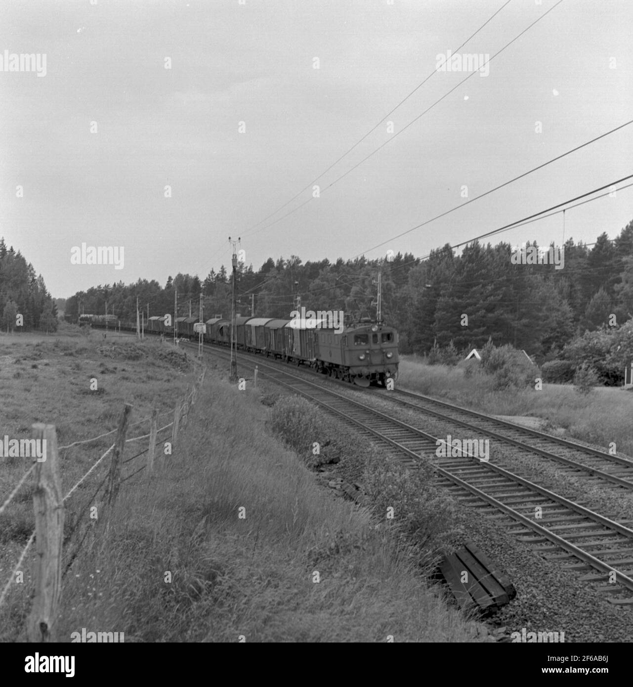 Freight train with D-Lok Stock Photo - Alamy