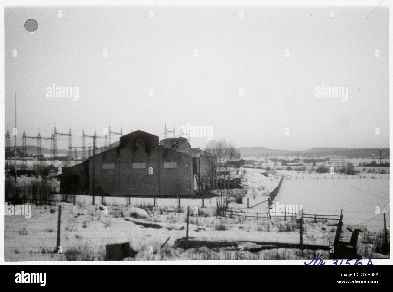 The reformer station in the clapper, light valley after explosion and ...