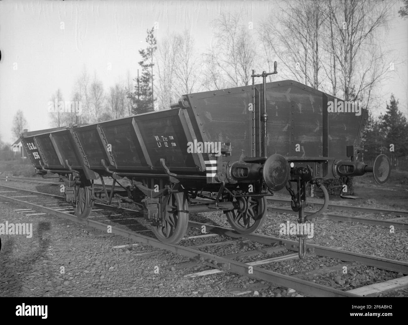 Traffic company Grängesbergoxelösund's railways, TGOJ 256. After ...