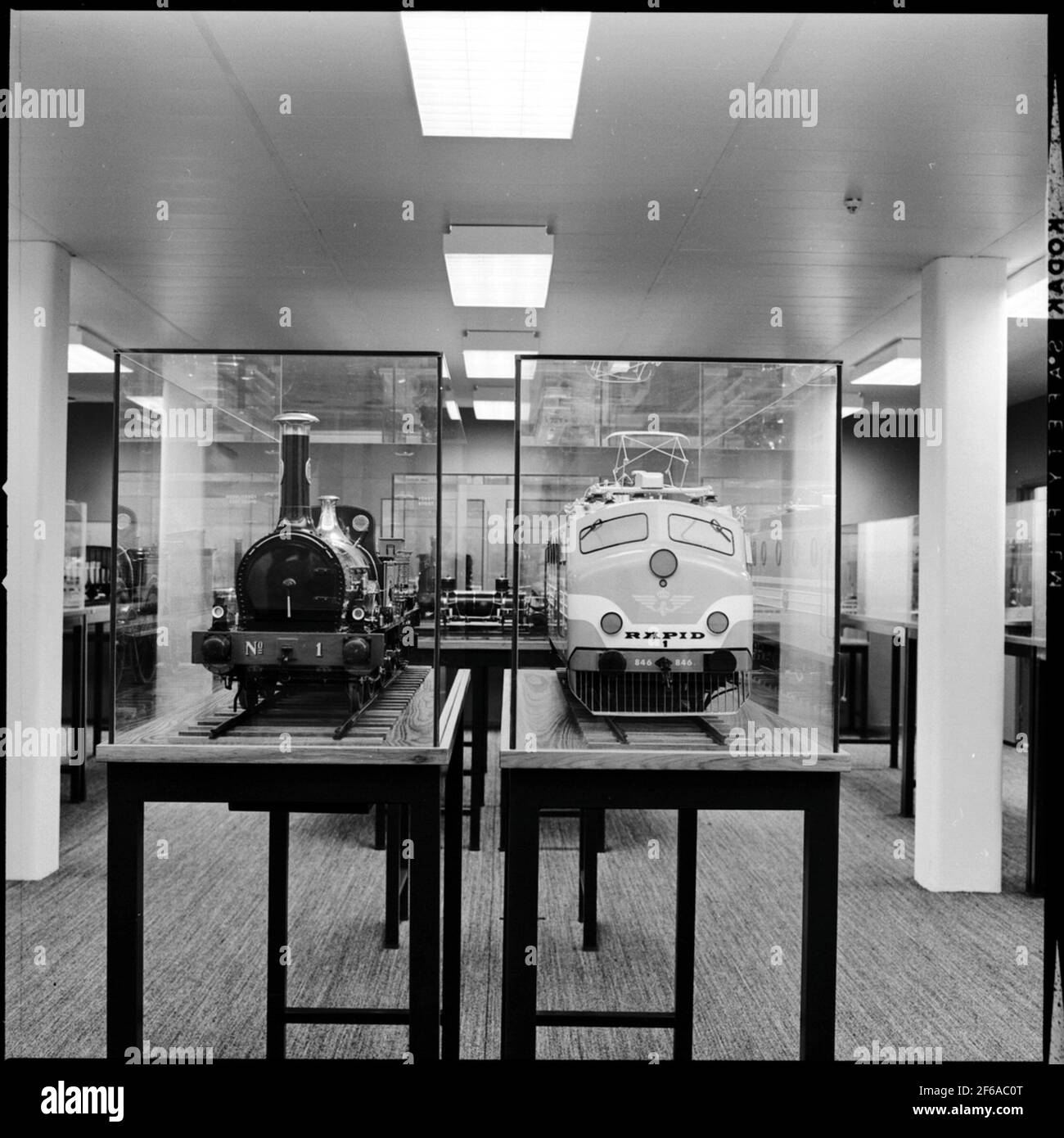Railway Museum's model hall, Stockholm Central Stock Photo - Alamy