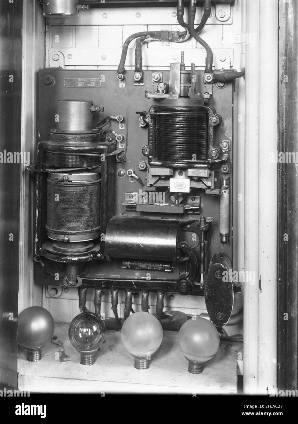 Lighting. Complete light cabinet with charging regulator and charging ...