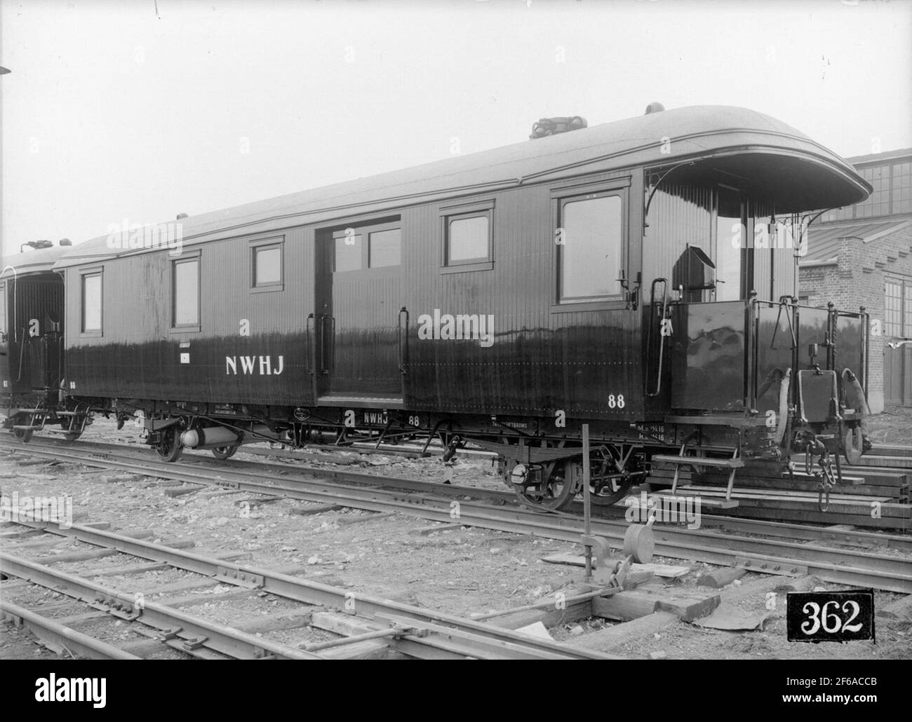 Norsholm - Västervik - Hultsfred Railways, NVHJ DF 88. Wagon built in ...