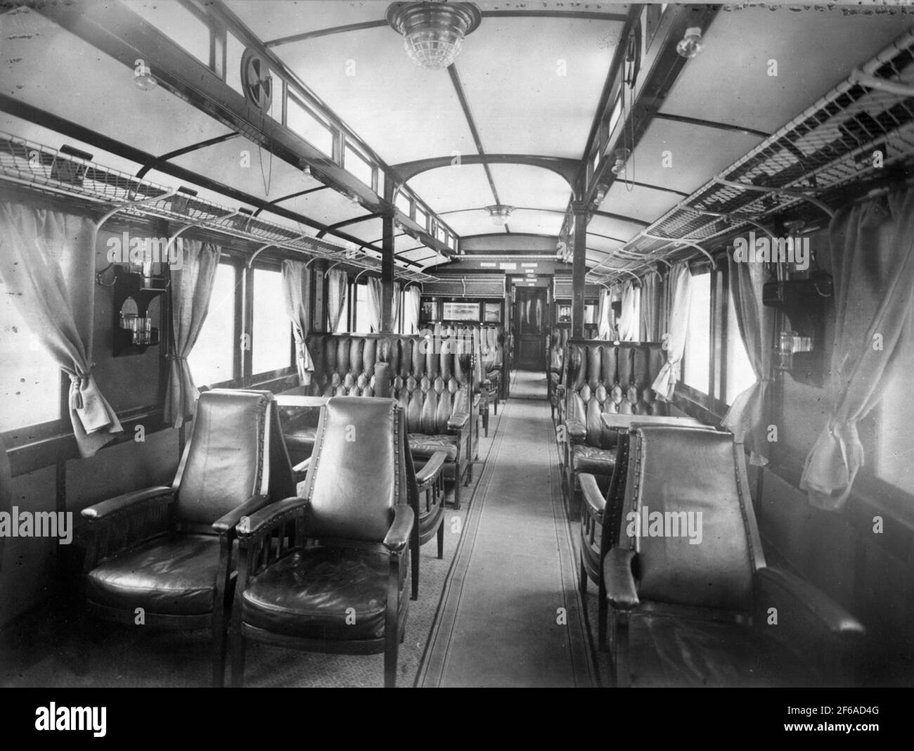 The state's railway cars, SJ Bo5, interior Stock Photo - Alamy