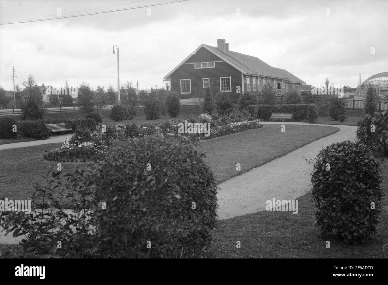 Wood station house built in 1911 Stock Photo - Alamy