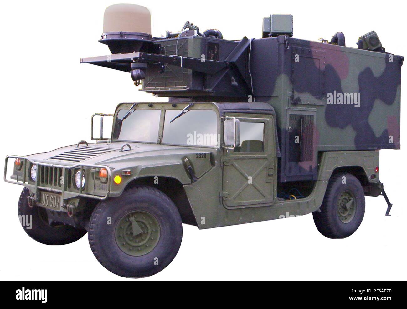 2008 M1038 Humvee military vehicle with radar and other detection ...