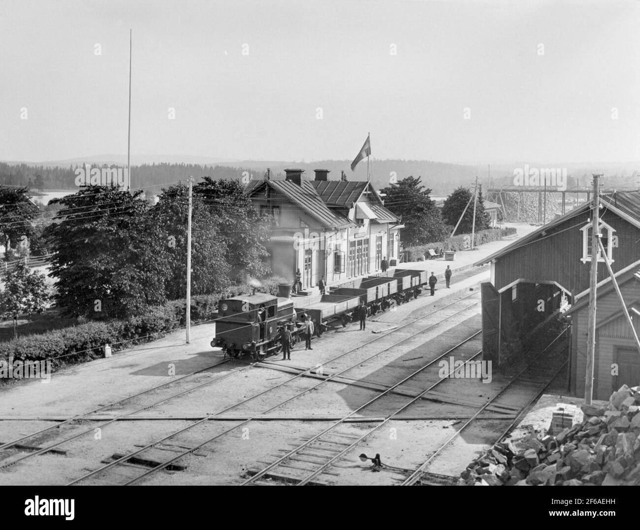 Follow Lok 11, former BKJ. SWB freight wagon 588 (?), Follow freight ...