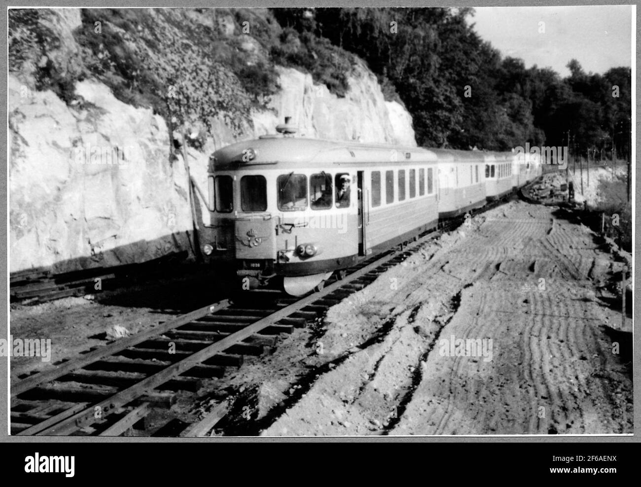 State Railways, SJ Y6 1028. First passenger train on normal tracks ...