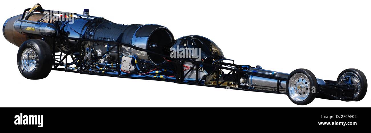 2016 jet engine-powered drag racer Stock Photo - Alamy