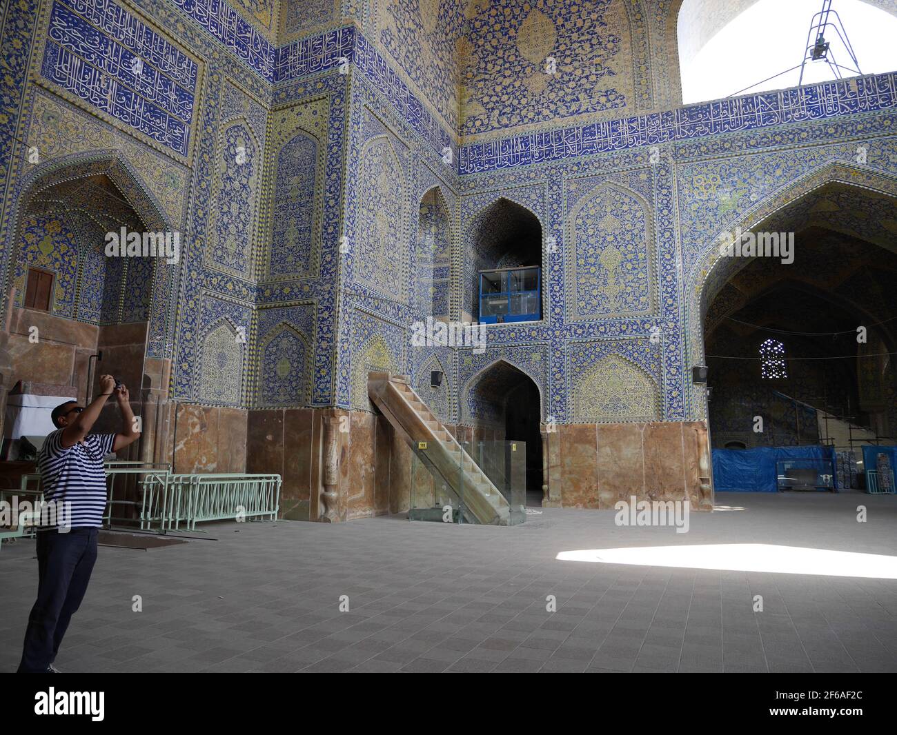 isfahan, iran - march 18, 2016: tourism photos in the isfahan city ...