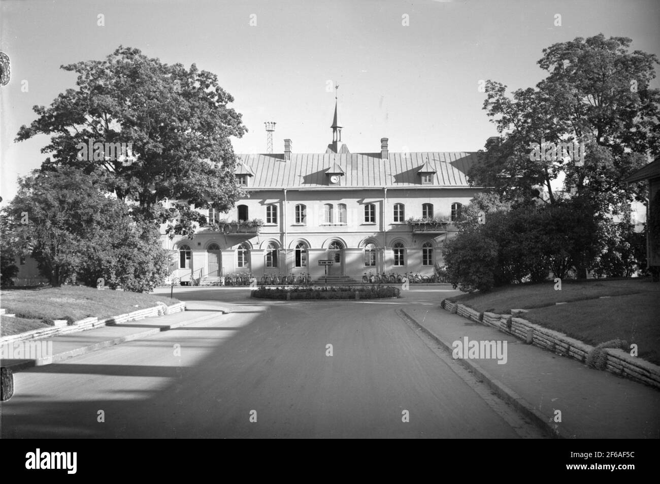 Storvik station from the street side Stock Photo - Alamy