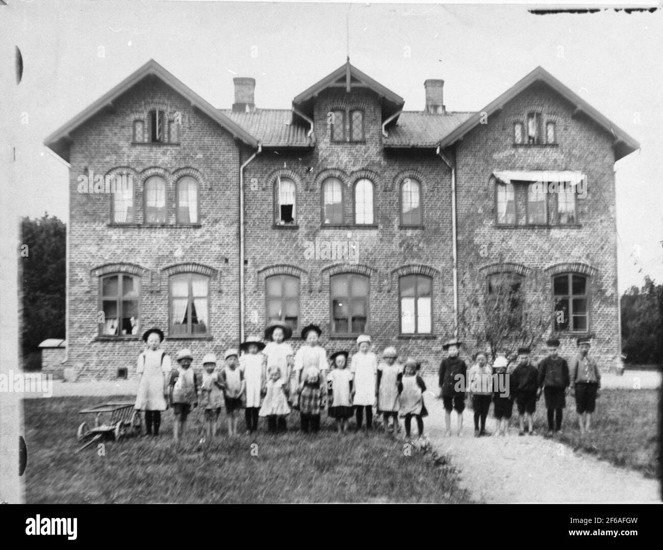 Old station house. The station was opened in 1885. Stationhouse and the ...