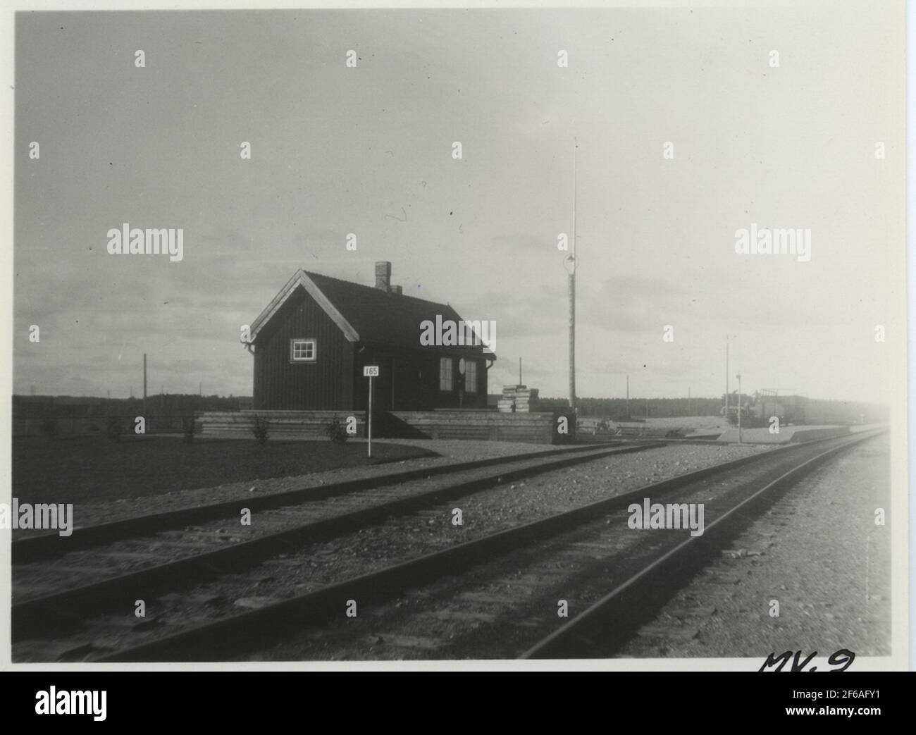 Apple nest station from the track side Stock Photo - Alamy