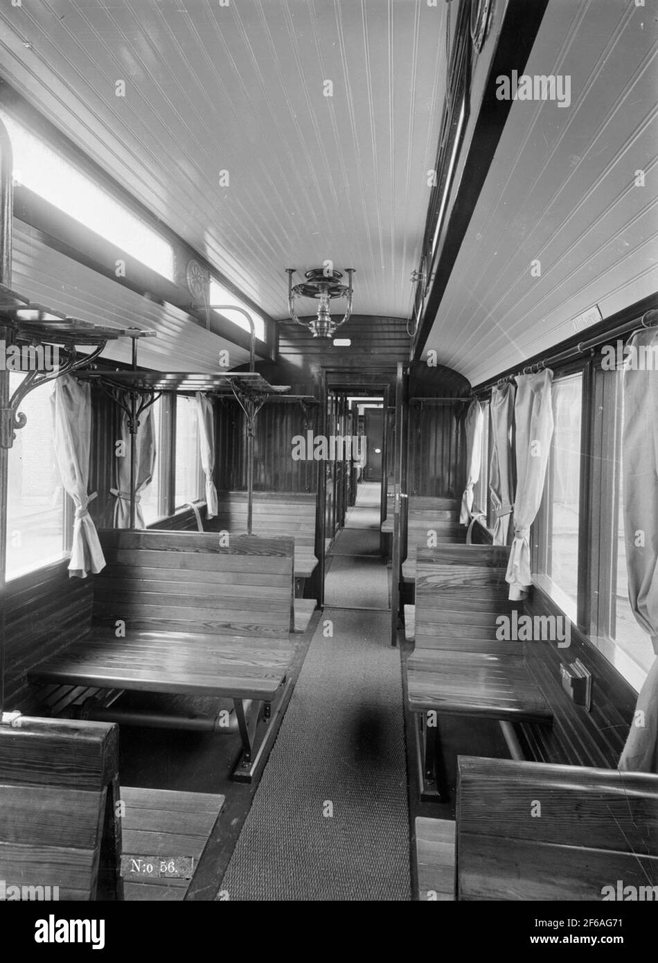 Interior 3 class car Stock Photo - Alamy