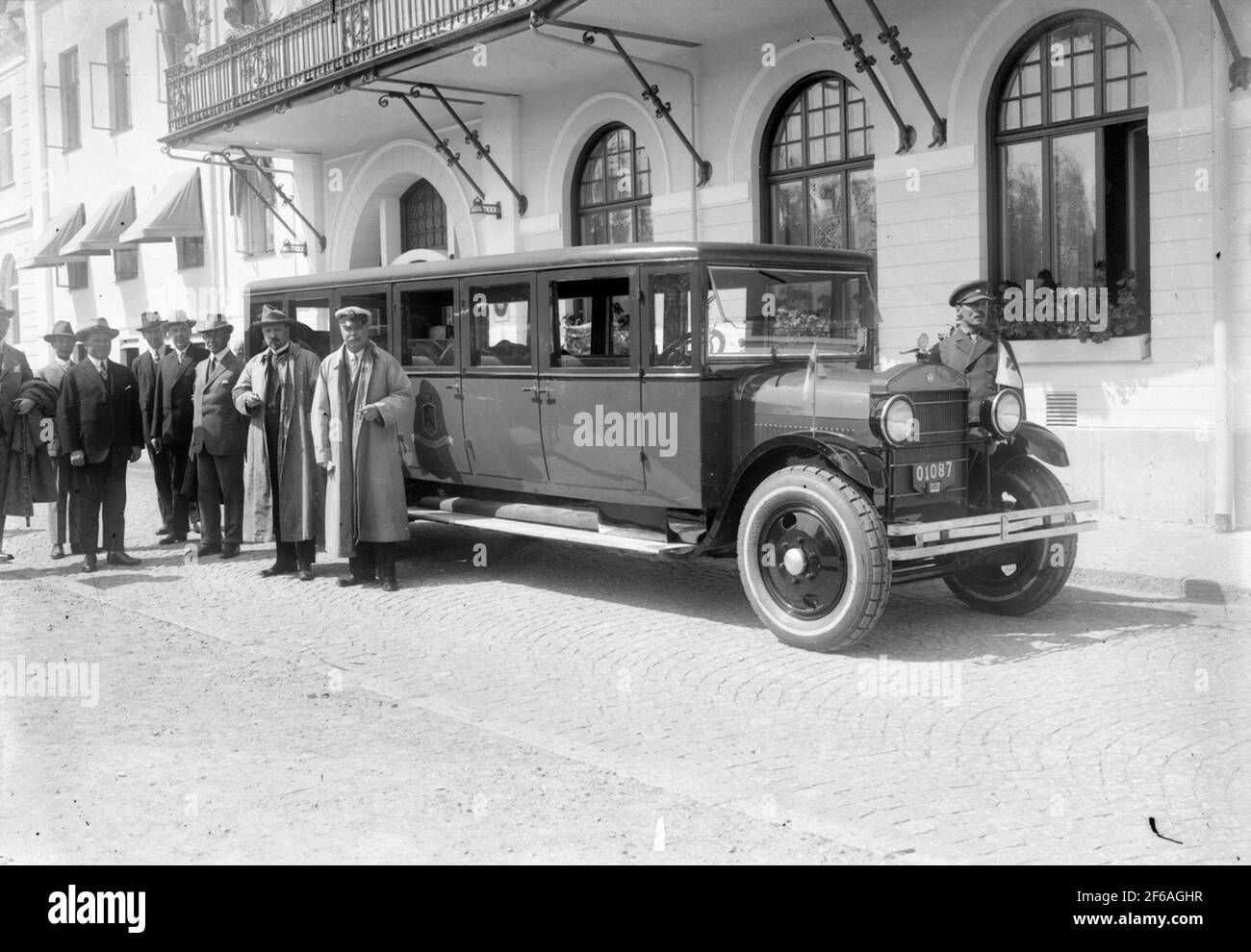 Bus for steam traffic Göta canal bus service Stock Photo - Alamy