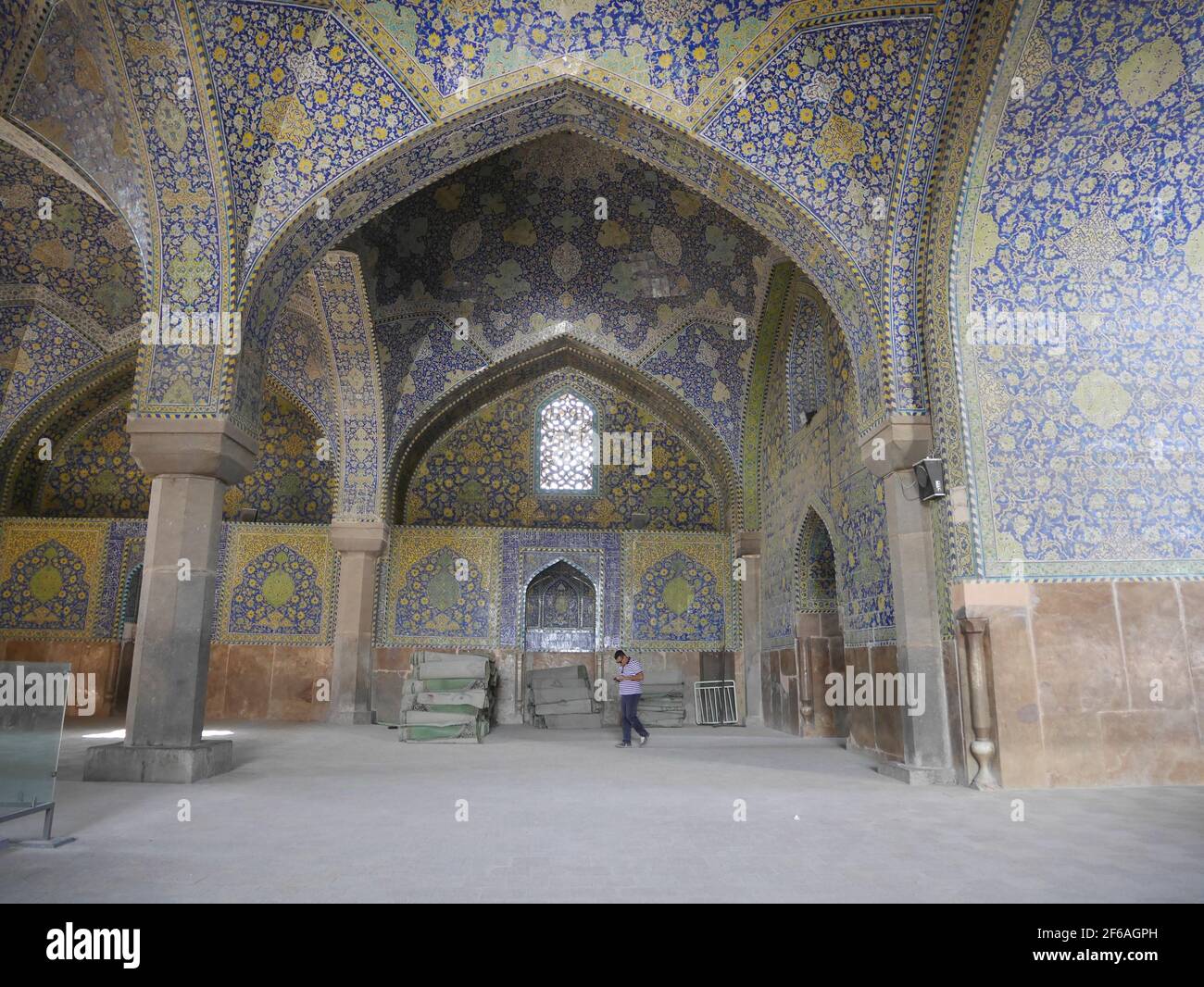 isfahan, iran - march 18, 2016: tourism photos in the isfahan city ...