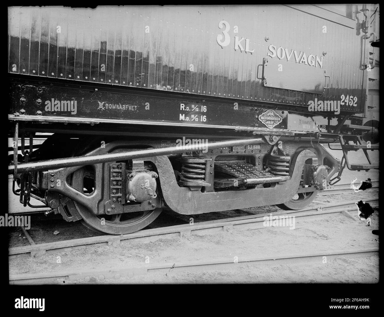 State Railways SJ ABCO3 2452. The picture taken at AB Arlöf's ...