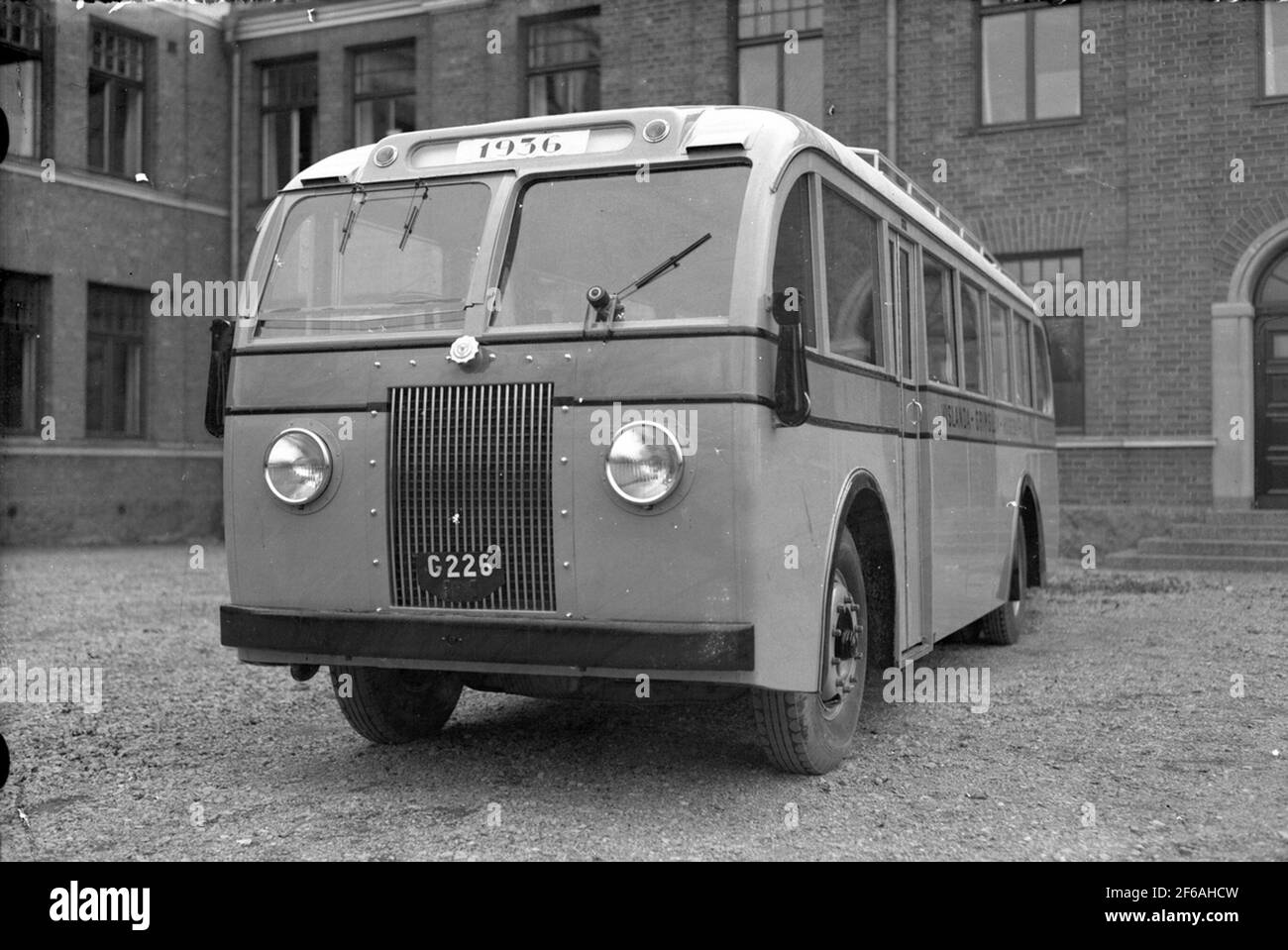Delivery photo of Scania bus made for Junis Olsson's omnibus traffic ...