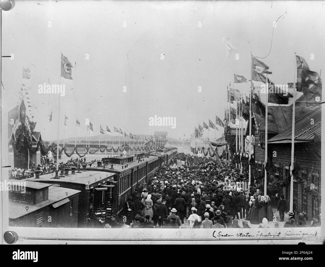 Inauguration main course GM Upper Norrland, the Royal Train Stock Photo ...