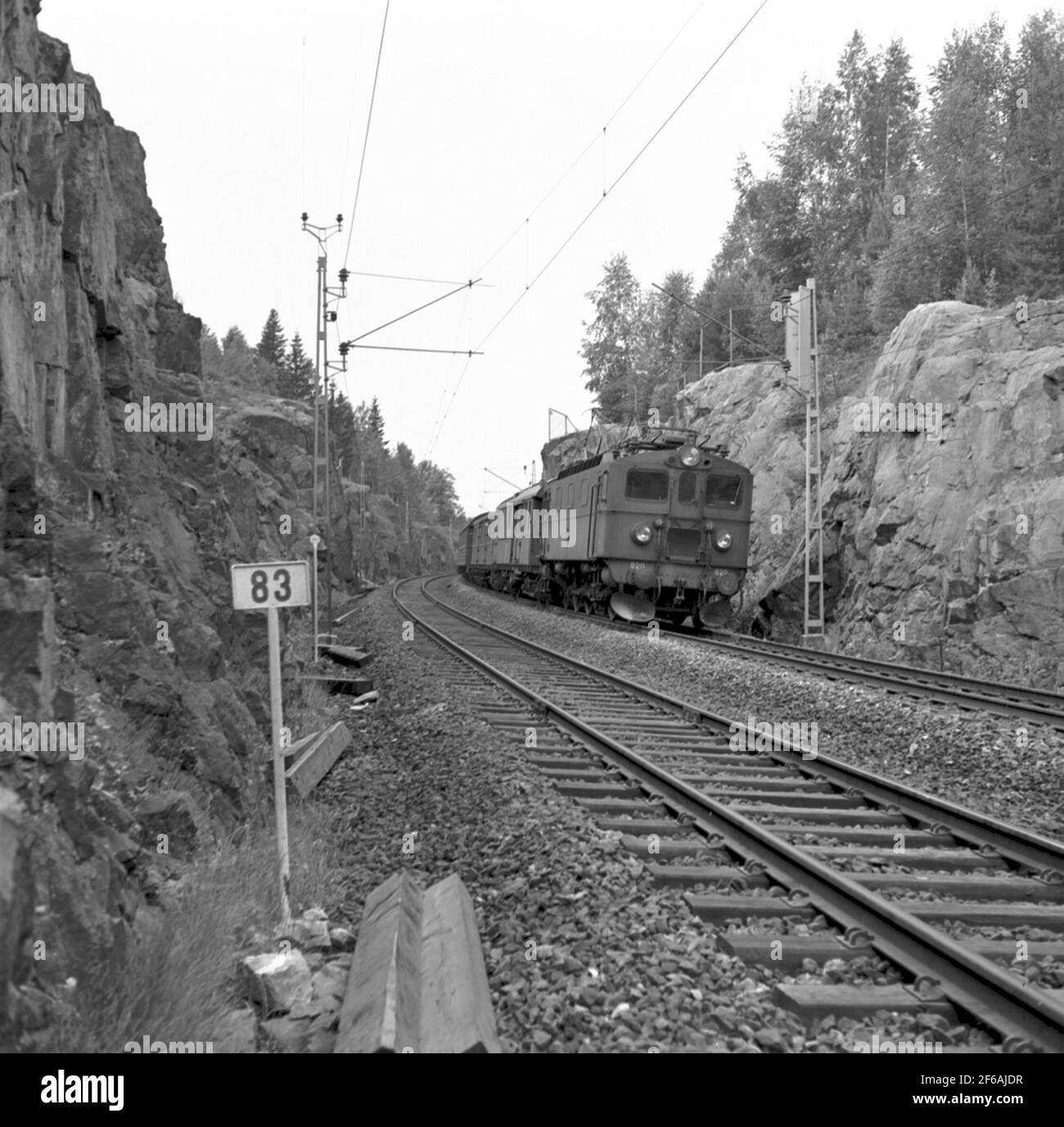 State Railways, SJ Da 820 with Person Train Stock Photo - Alamy