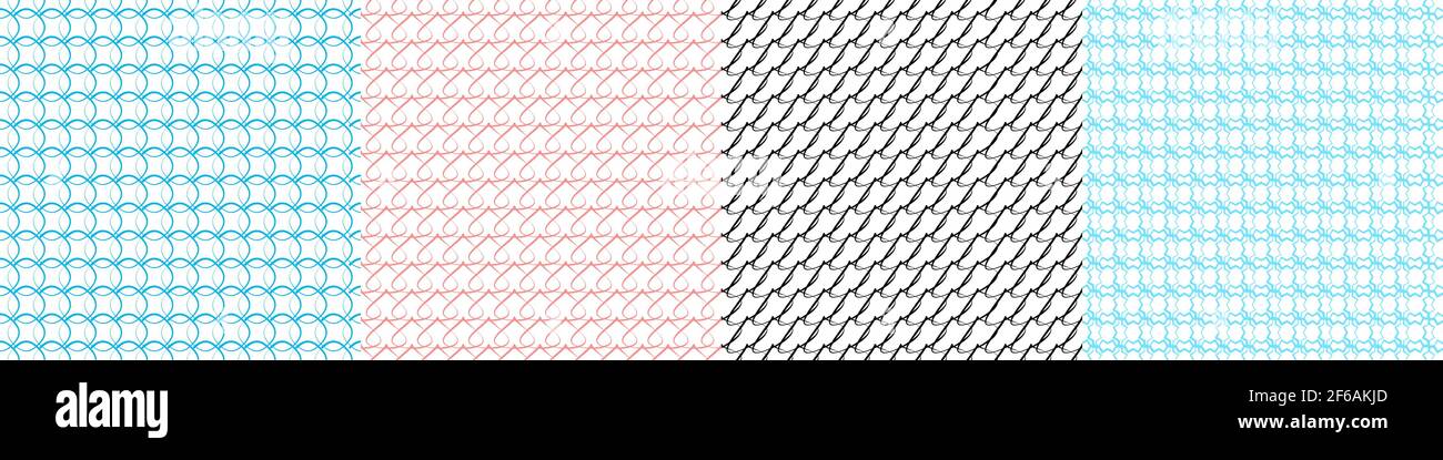 Seamlessly repeatable geometric pattern, background set. Repetitive ...