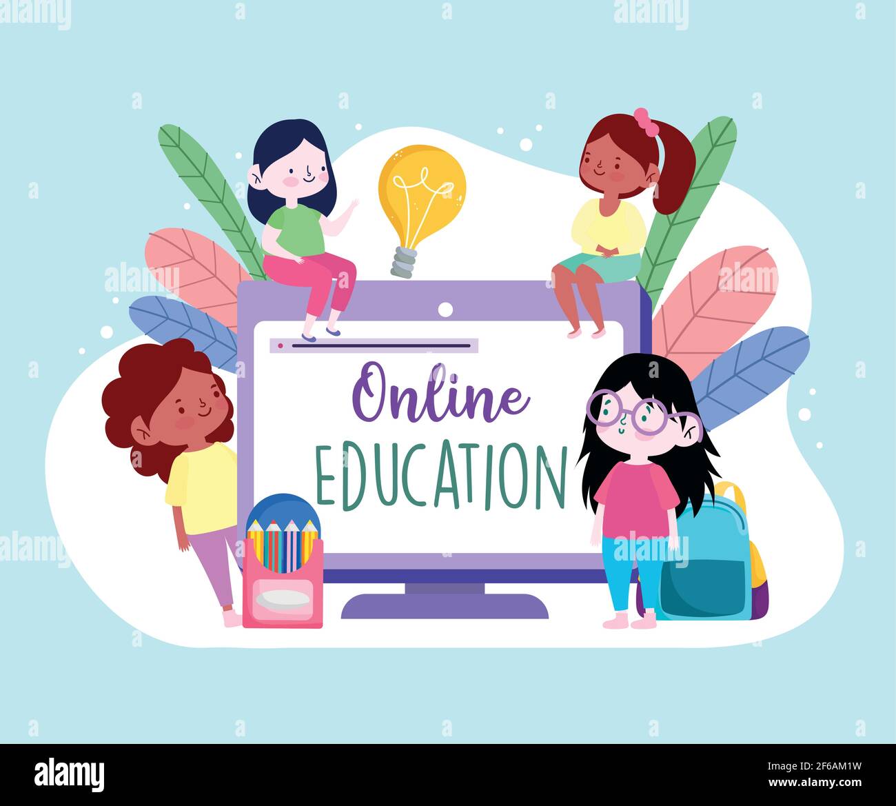 Home students homework Stock Vector Images - Alamy