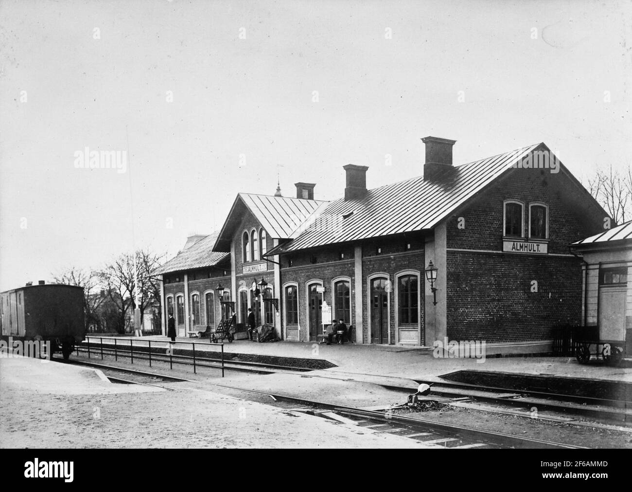 Sweden, Småland, Kronoberg, Älmhult, Älmhult (depicted, town Stock ...