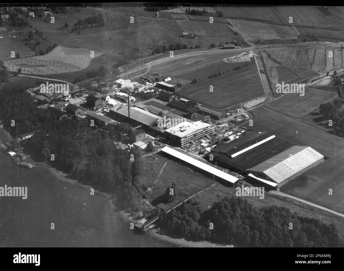 Aerial view of the mill Stock Photo - Alamy