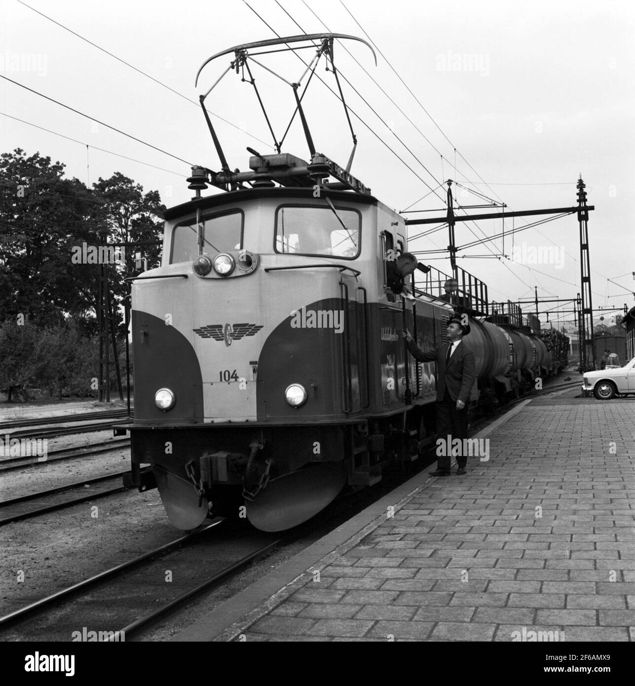 NKLJ 104. Nordmark Klarälvens rail Stock Photo - Alamy