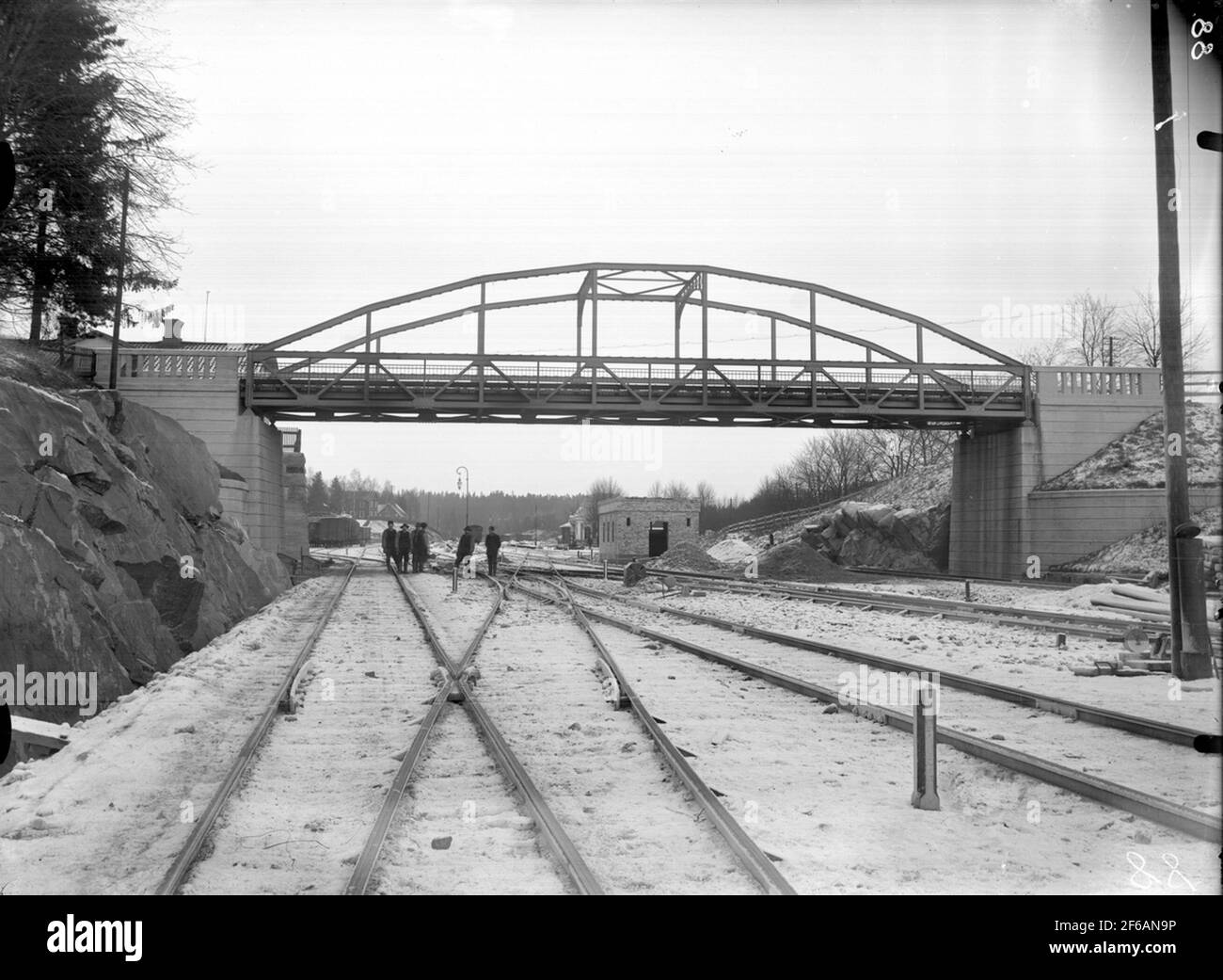 Road bridge over rail Stock Photo - Alamy