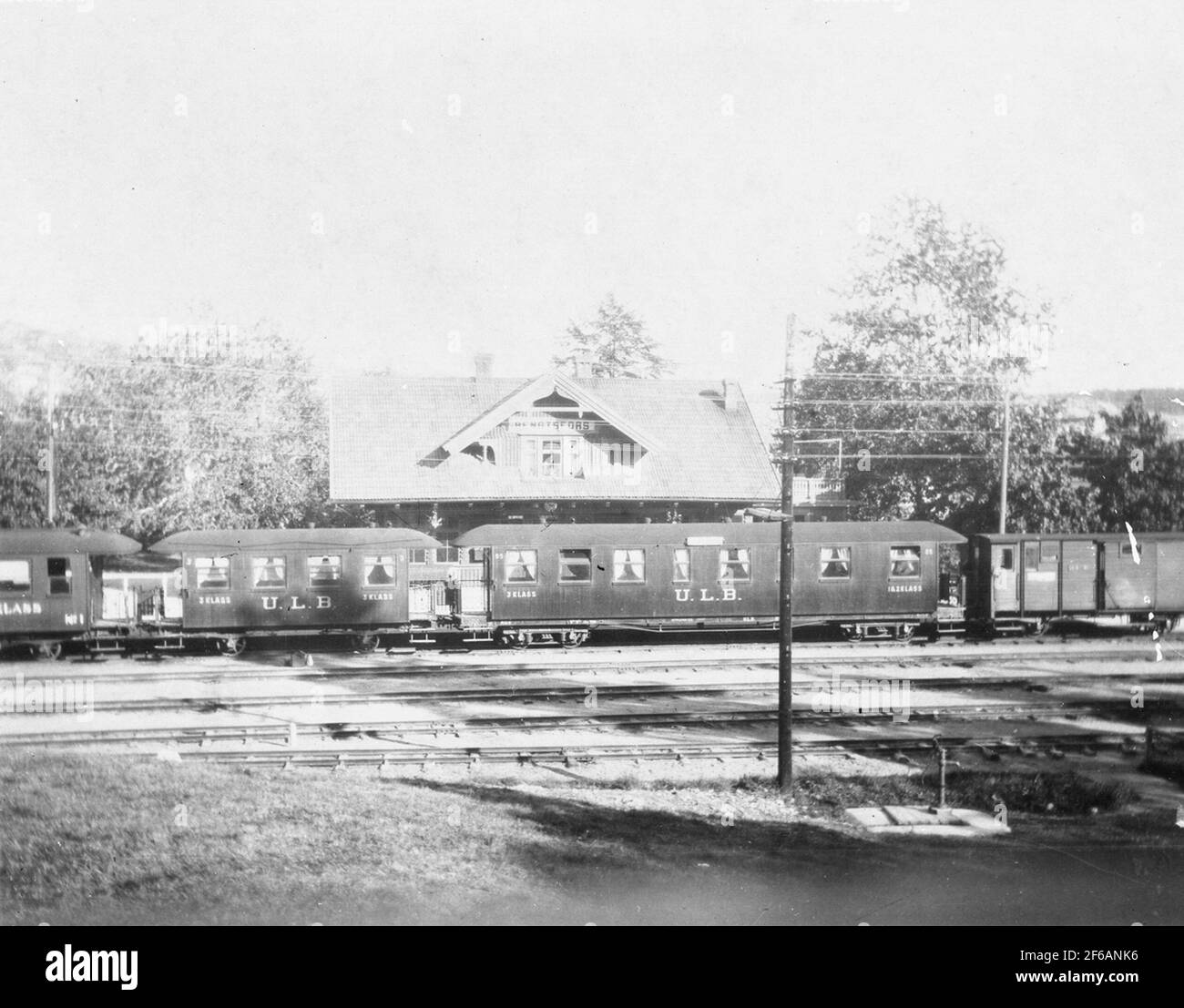 The station was built in 1895. Station house in one and a half floor ...