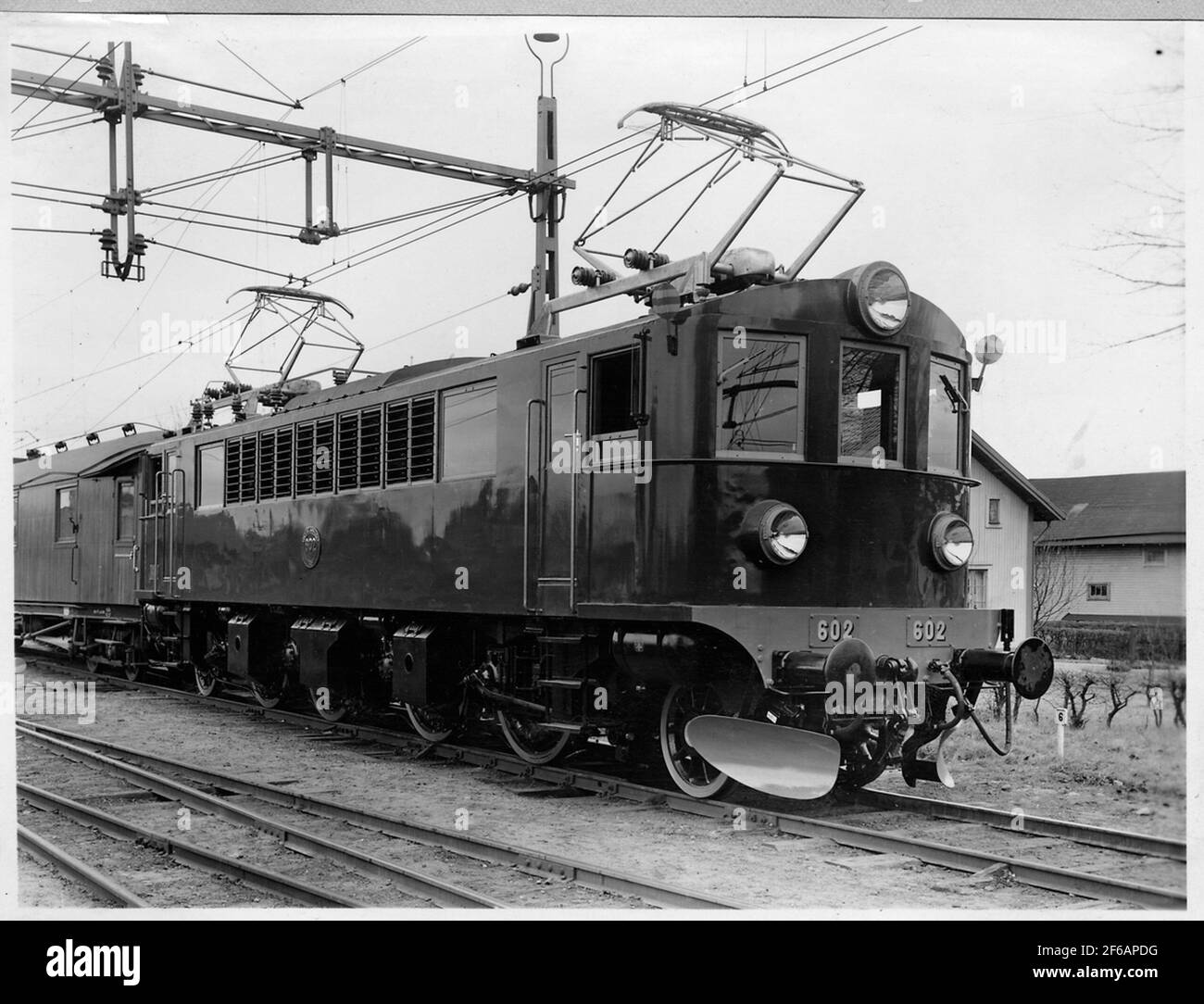 The state's railways, SJ F 602 Stock Photo - Alamy