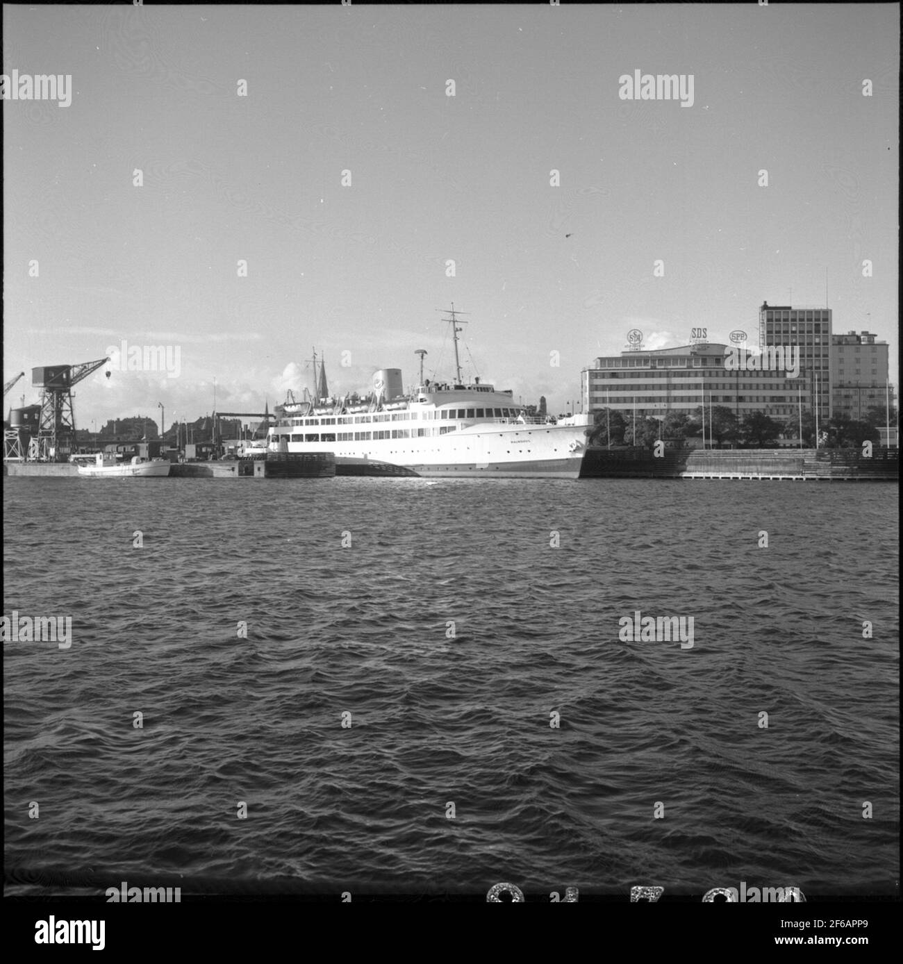 Train ferry Malmöhus is located in port. The ferry Malmöhus was built ...