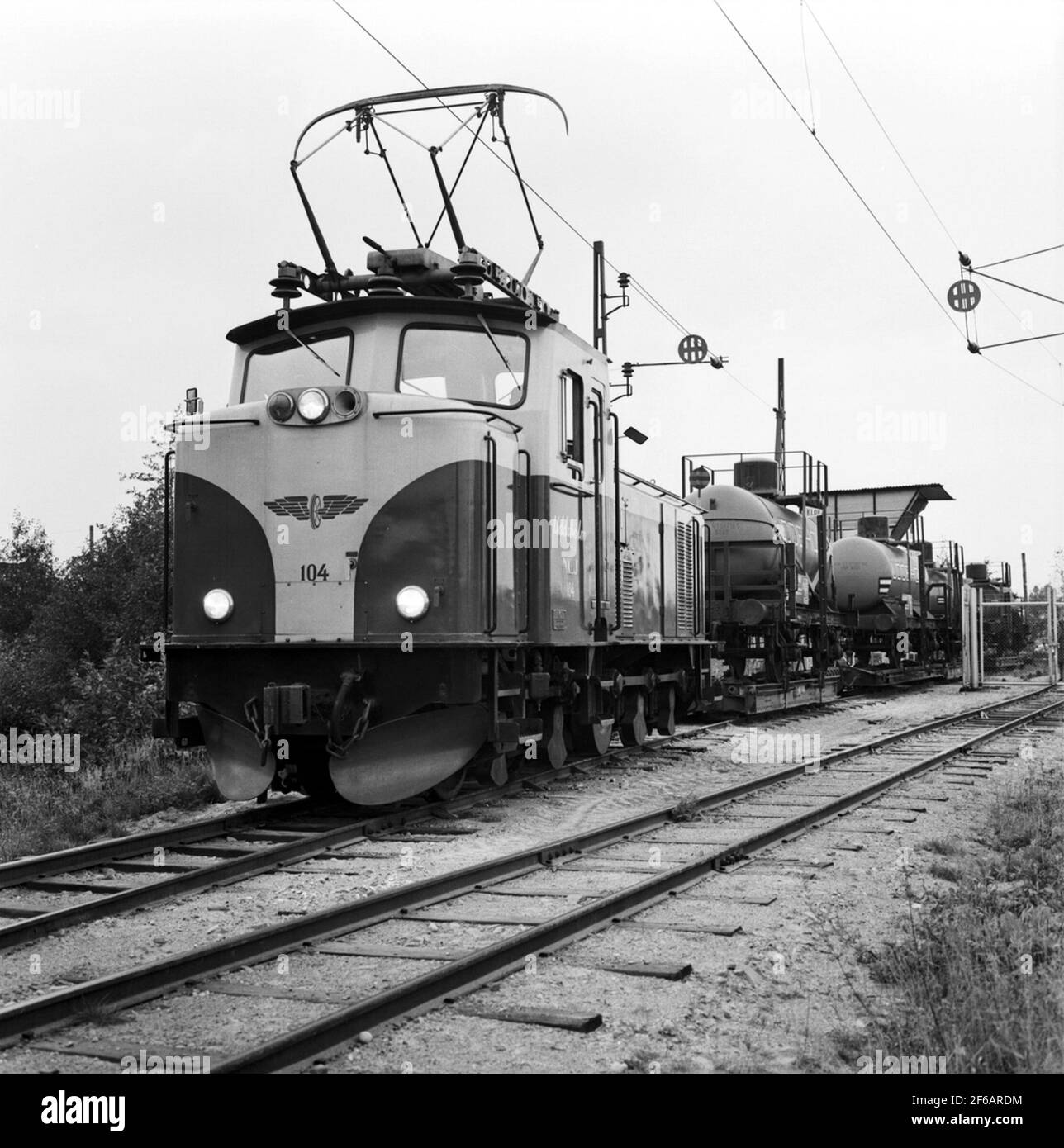NKLJ 104. Nordmark Klarälvens rail Stock Photo - Alamy